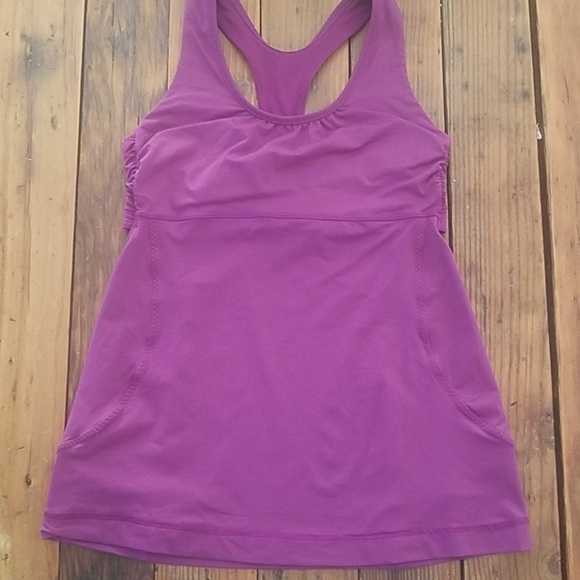 lululemon athletica | Tops | Lululemon Tone It Plum Tank Top | Poshmark